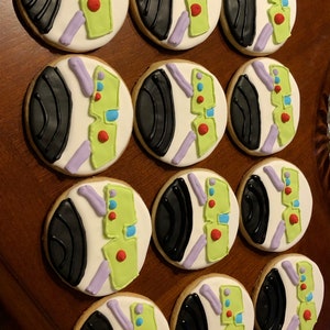 Toy Story - Woody and Buzz Lightyear Cookies. Children's Birthday ...