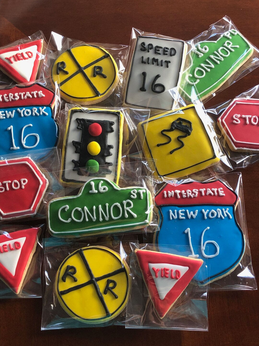 New Driver - Road Signs - Traffic Cookies - Etsy
