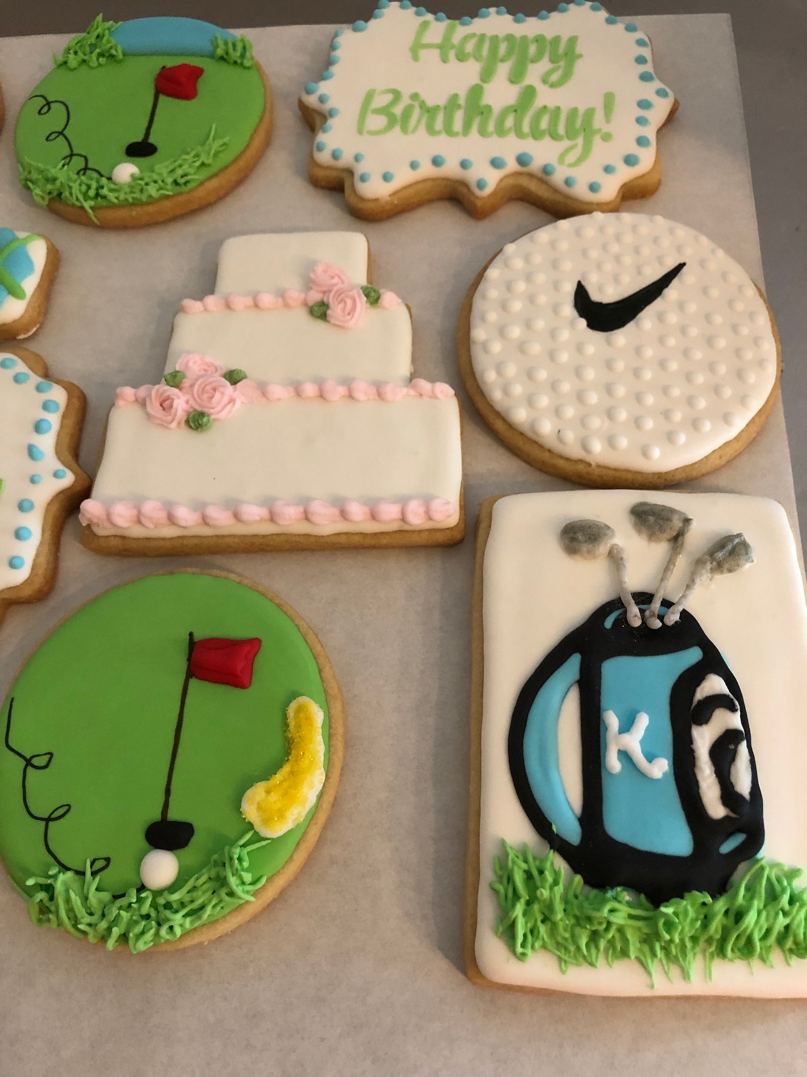 Golf Theme Cookies. Sugar Cookies . Party Favors. Birthday - Etsy