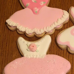 Ballerina Cookies, Tutu Cookies, Dancer Cookies. Sugar Cookies . Party ...