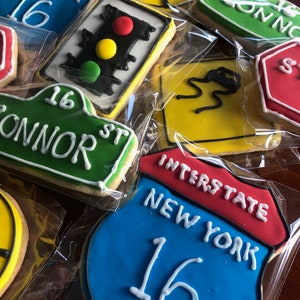 New Driver - Road Signs - Traffic Cookies - Etsy