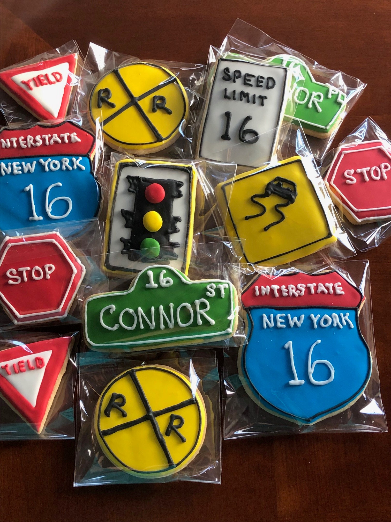 New Driver - Road Signs - Traffic Cookies - Etsy