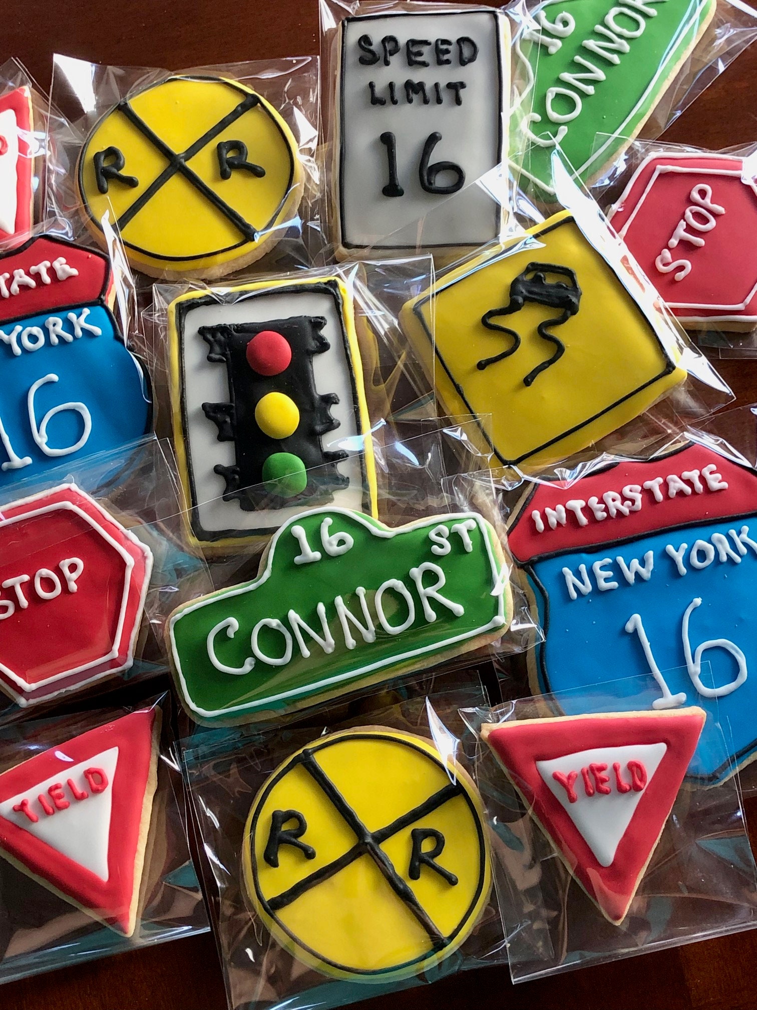 New Driver - Road Signs - Traffic Cookies - Etsy