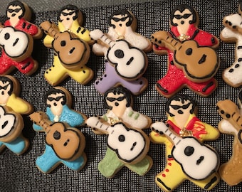 Elvis / Las Vegas Handmade Sugar Cookies - Etsy