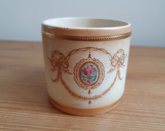 Antique S F & Co Crown Devon Vase, Vellum Blush Ware Rose Pattern, 0522 ...