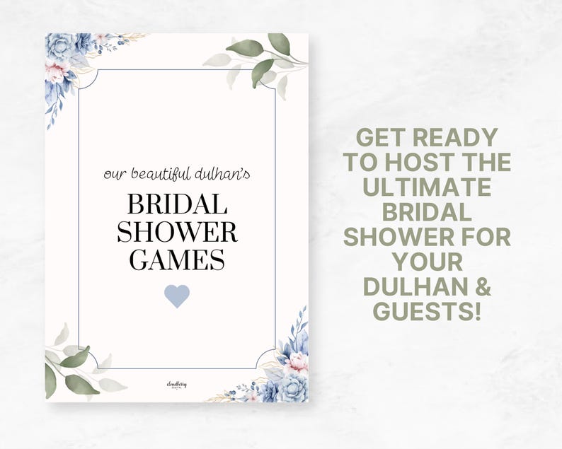 Printable Desi Bridal Shower Games Bundle, Pakistani/indian/south Asian ...