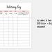 Printable Tutoring Log, Basic Tutoring Tracking Sheet, Income Tracker ...