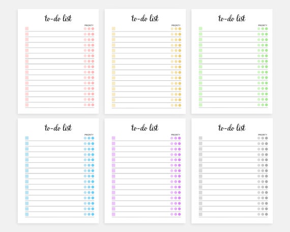 Lista De Tareas Sencillas Para Imprimir