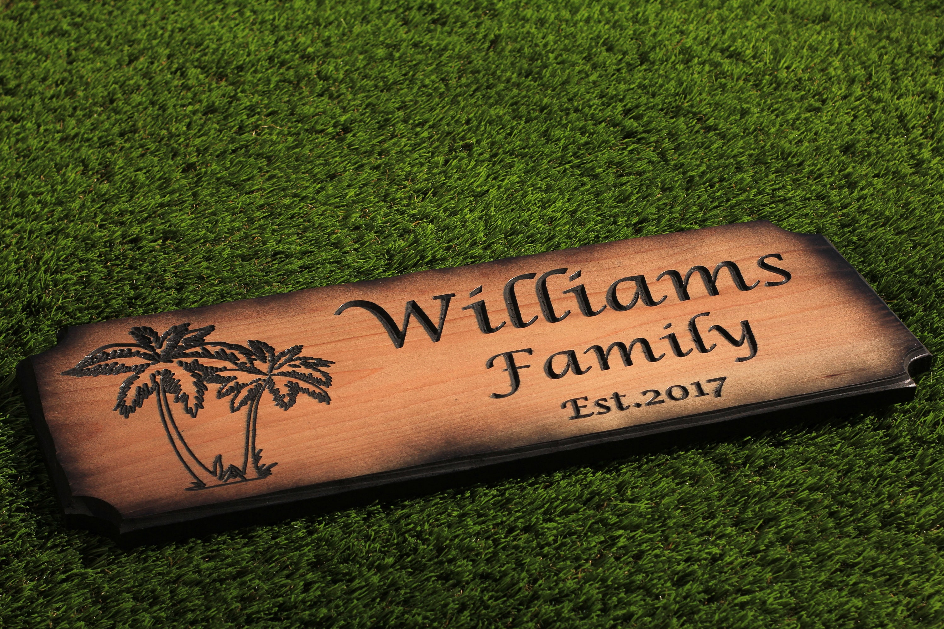 Custom Wood Family Name Sign: Personalized Wooden Decor - Etsy