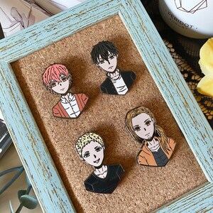 BL Cuties Band Boys Enamel Pins - Etsy