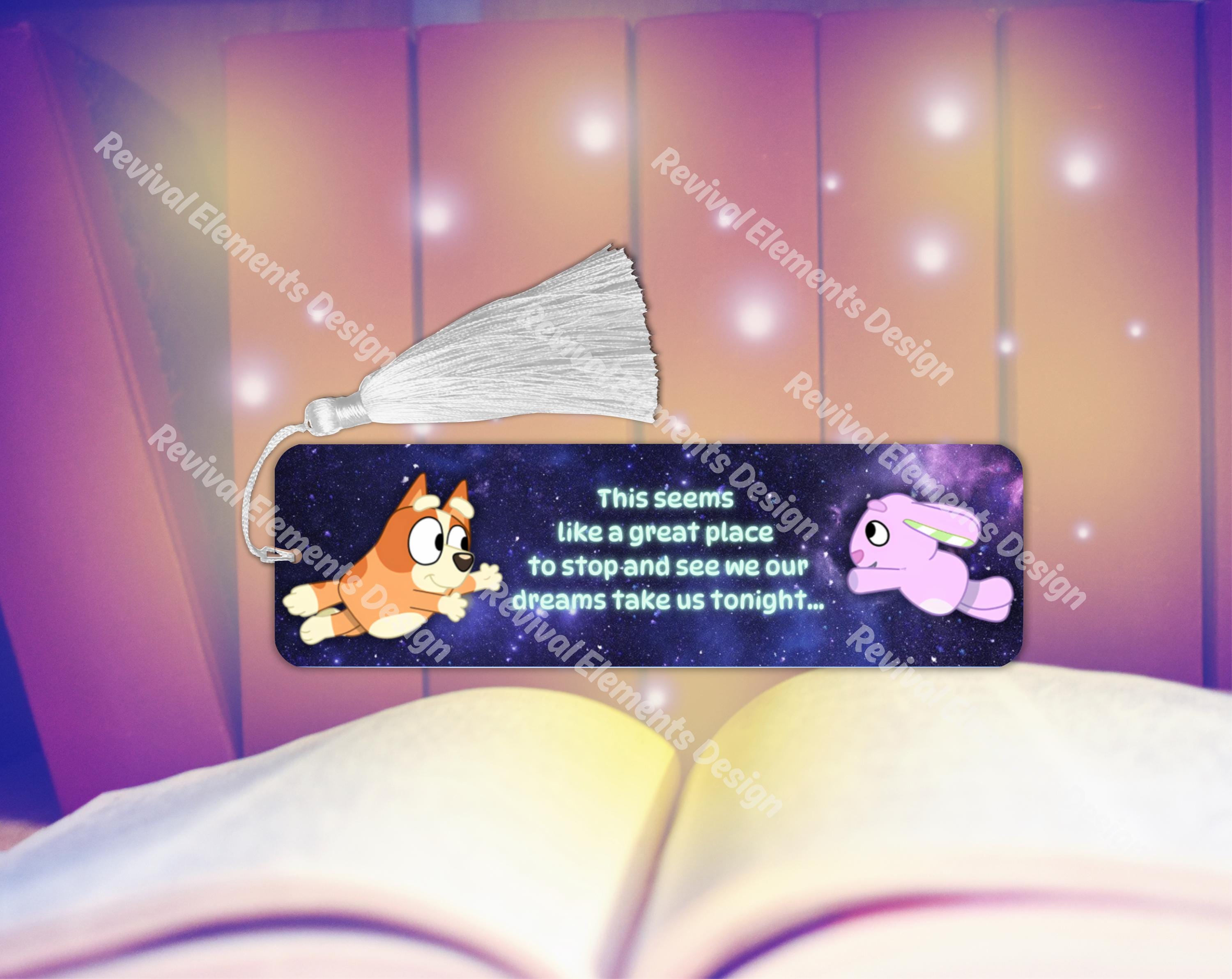 Bluey Themed Bookmarks - Etsy