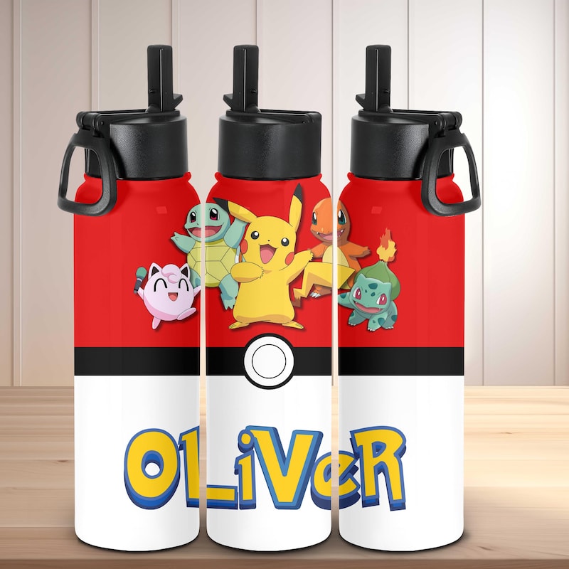Pikachu Drinks Bottles - Etsy