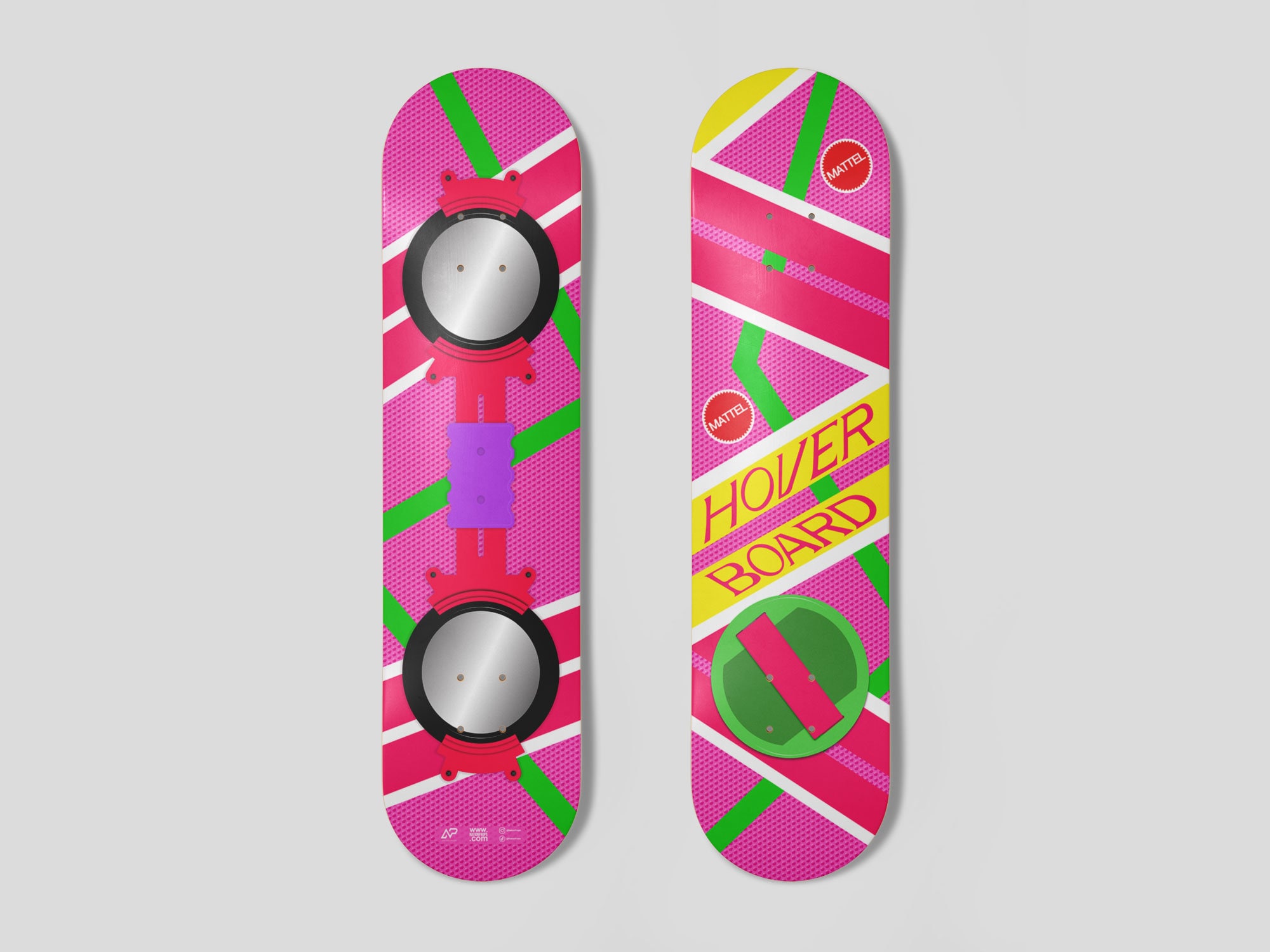 Back To The Future Skateboard Deck