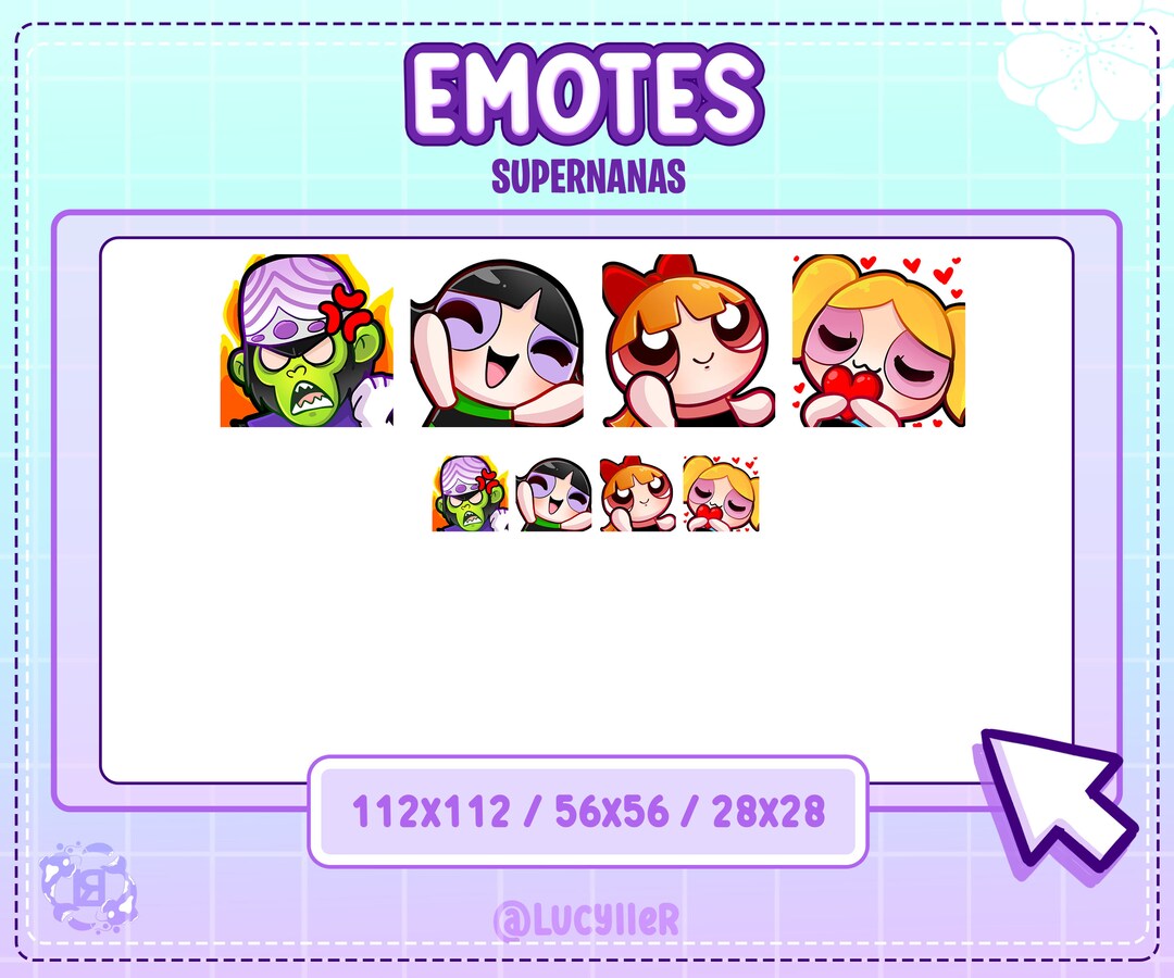 Super Heroes Twitch Discord and Kick Emotes - Etsy