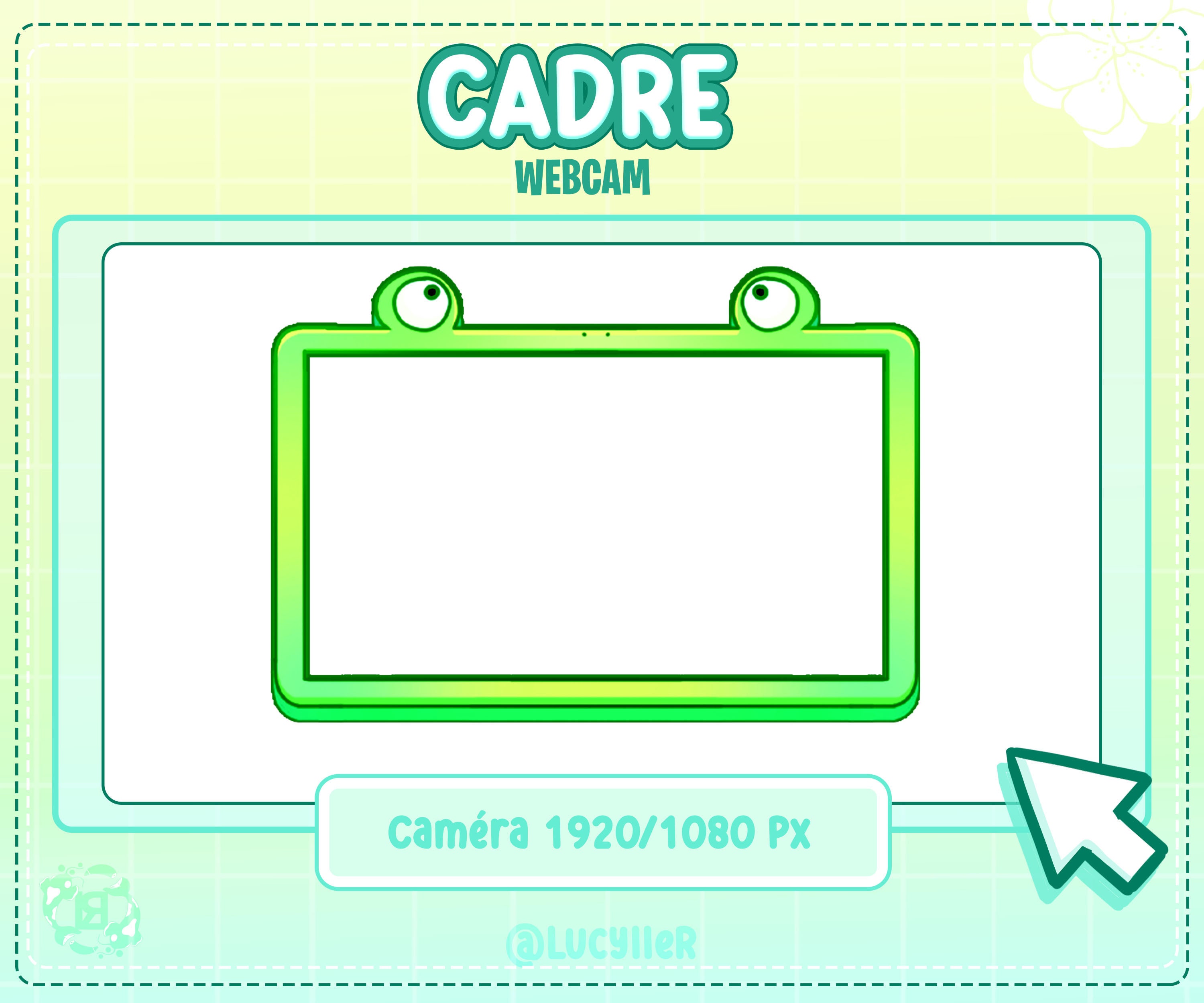Frog Twitch Webcam Frame Stream Overlay - Etsy