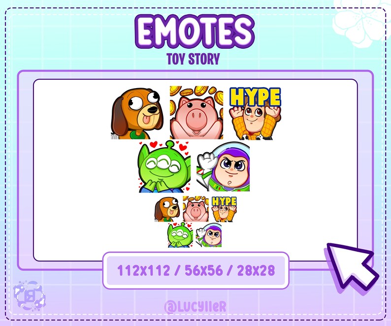 Twitch Emotes and Toy Discord - Etsy
