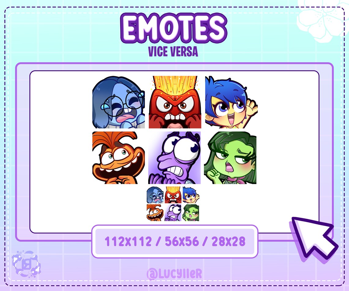 Emotes Emotions Twitch and Discord Kick - Etsy