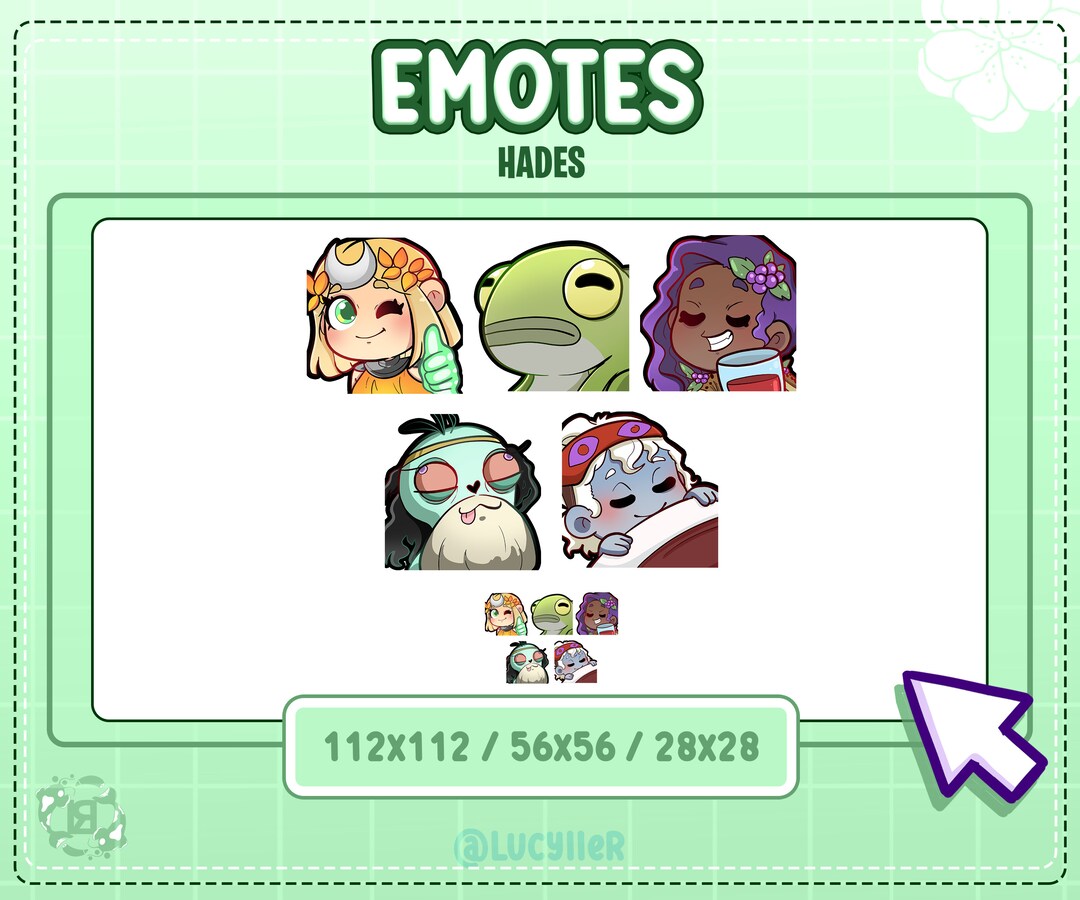 Emotes Twitch Kick Discord God Mythology - Etsy