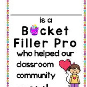 Bucket Filling Editable Template - Etsy