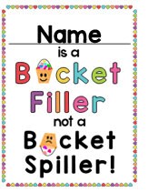 Bucket Filling Editable Template - Etsy