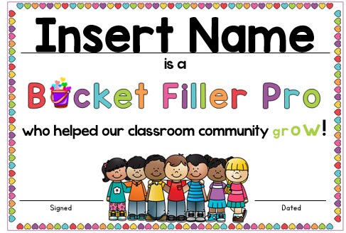 Bucket Filling Editable Template - Etsy