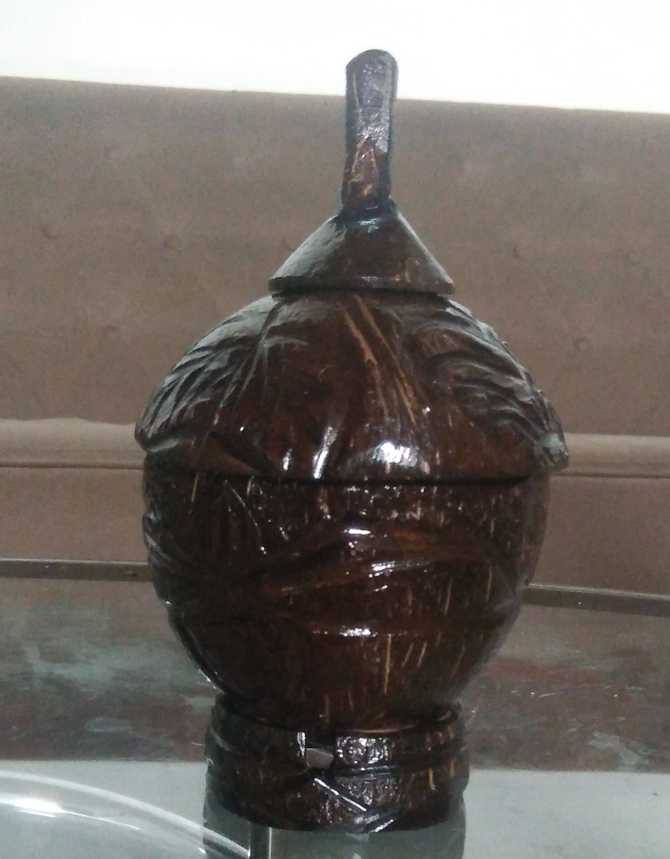 COCONUT SHELL SUGAR_SALT_SPICE CONTAINER - Etsy UK