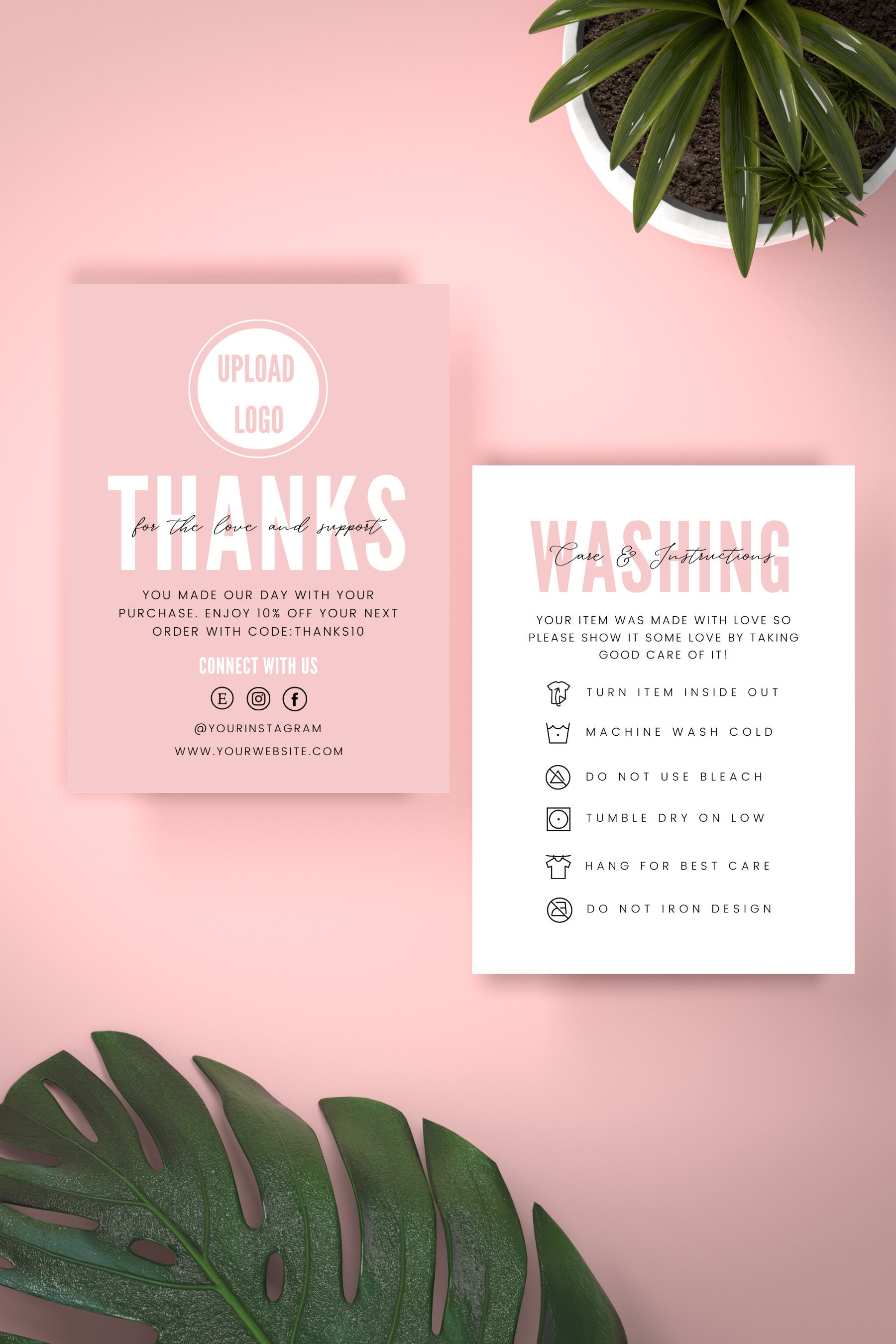 EDITABLE Washing Instructions Printable Washing Instructions - Etsy ...