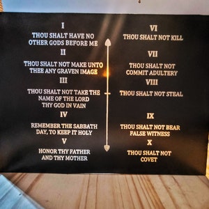 10 Commandments Digital File SVG/JPG/PNG for Engraving - Etsy