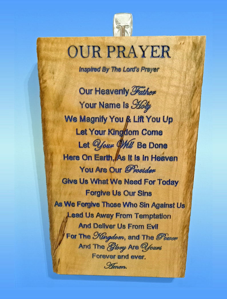 Our Prayer Plaque Digital File - Etsy