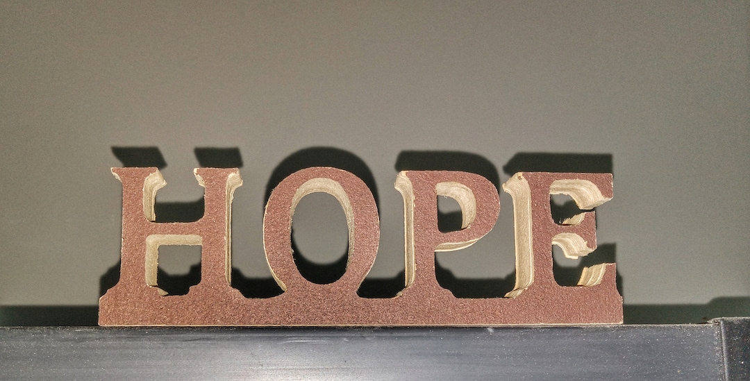 Hope Free Standing Cutout Digital File SVG/PNG/JPG - Etsy