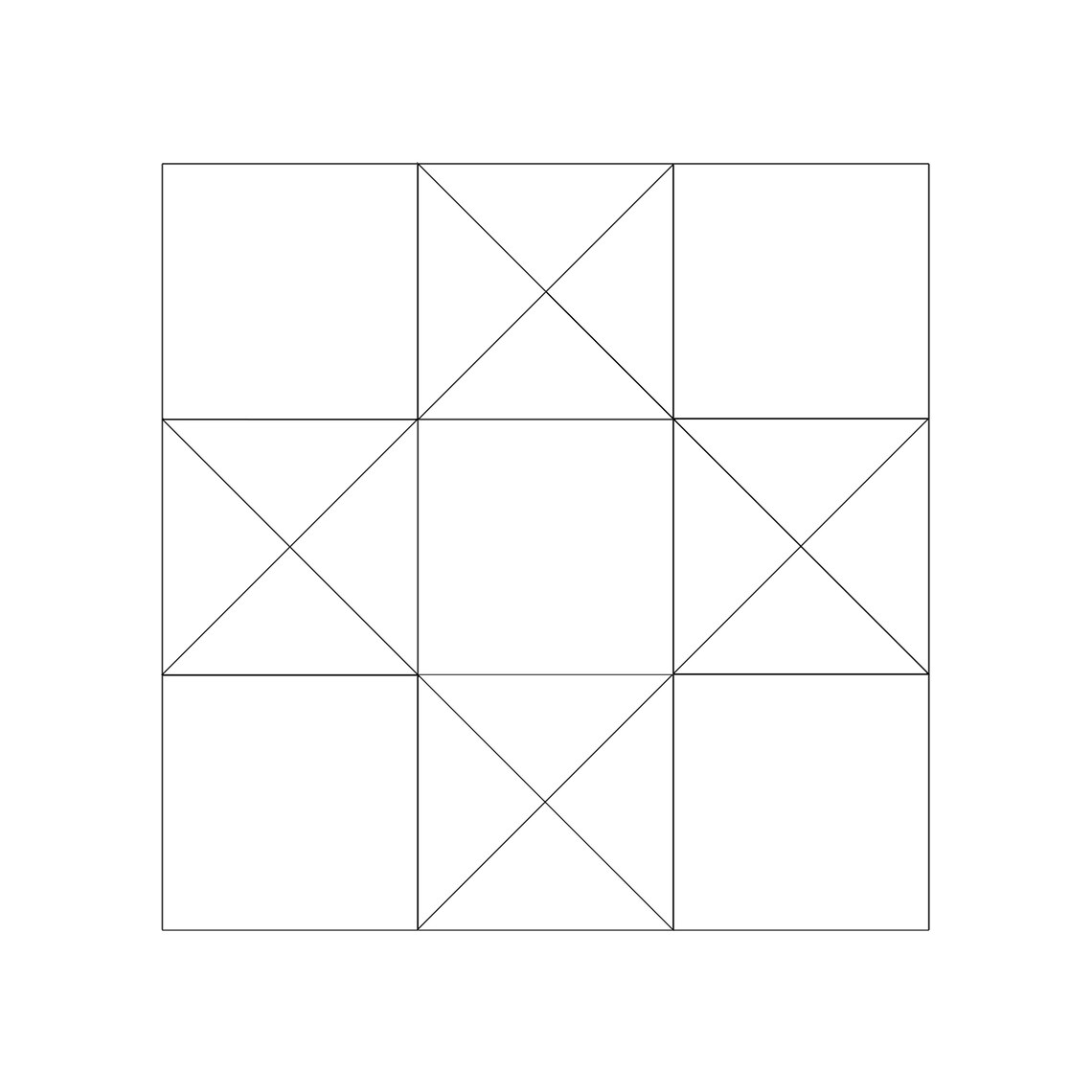 Ohio Star Barn Quilt Pattern Digital File - Etsy