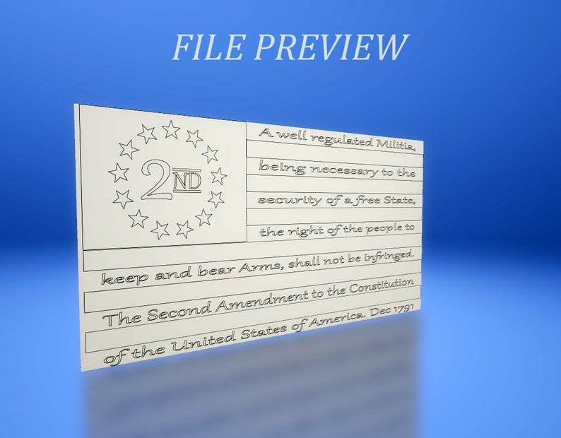 2nd Amendment Flag Digital File SVG/JPG/PNG - Etsy