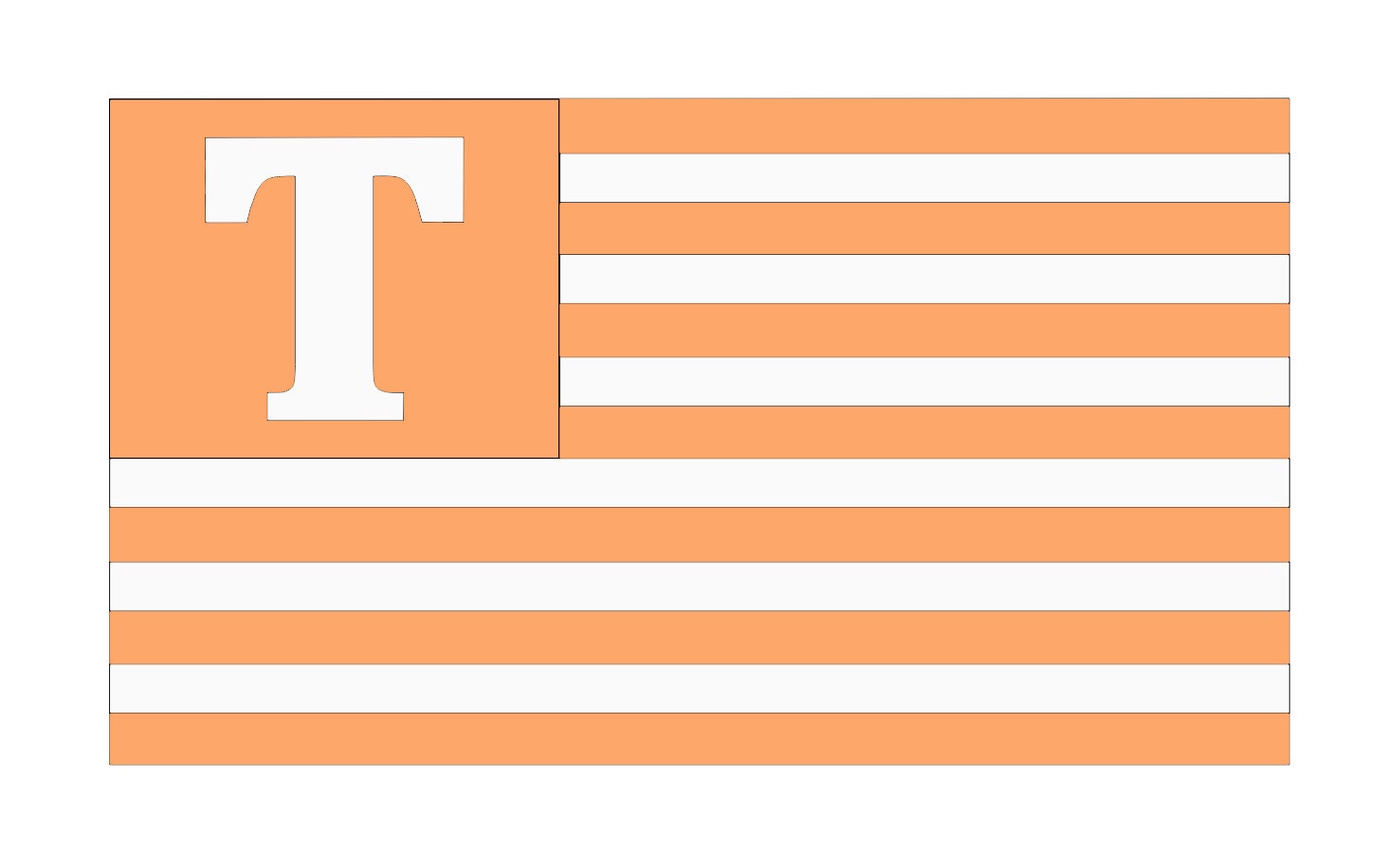 Power T Flag Digital File for CNC or Laser Engraving Svg/png/jpg - Etsy