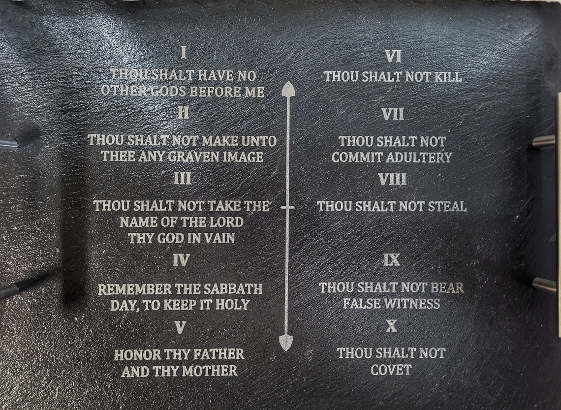 10 Commandments Digital File SVG/JPG/PNG for Engraving - Etsy