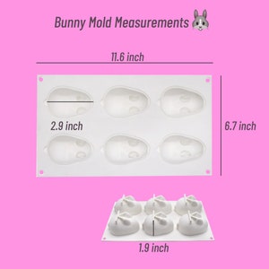 Chocolate Bunny Mold Easter Silicone Molds for Chocolate | Etsy