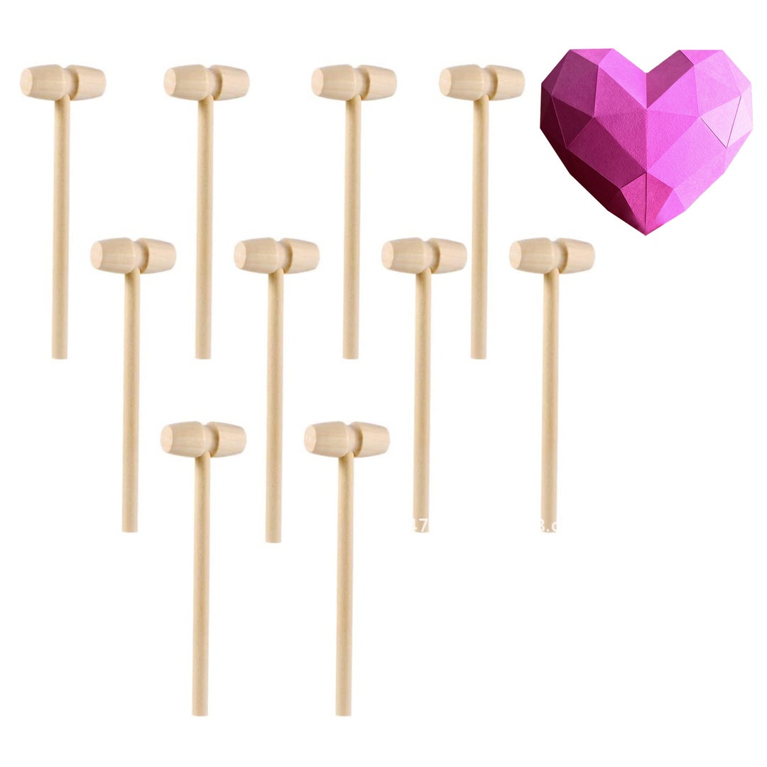 Breakable Heart Hammer Small Wooden Hammer for Chocolate - Etsy