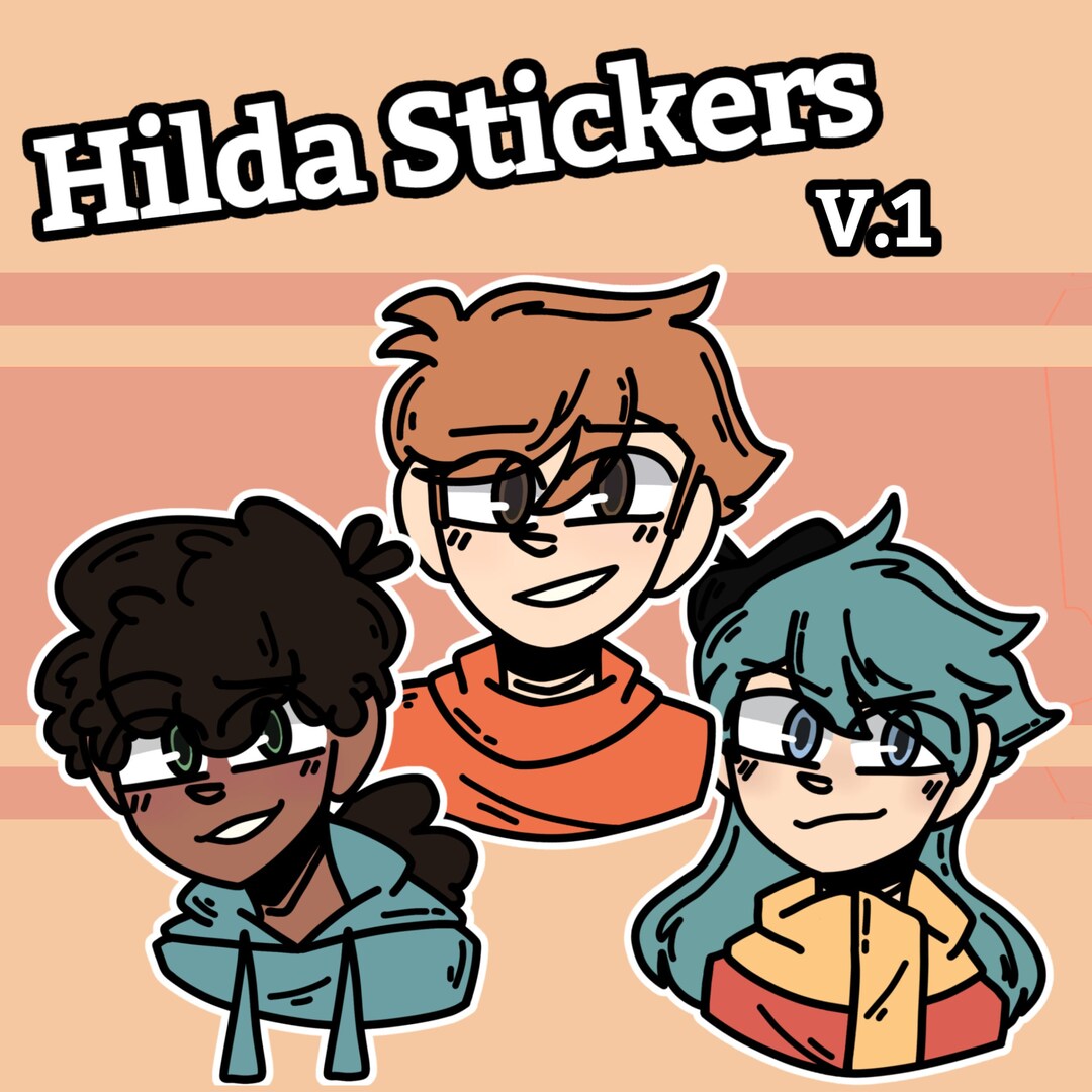 Hilda Netflix Stickers - Etsy