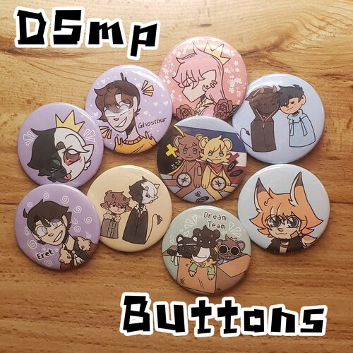 Dream Smp Buttons - Etsy