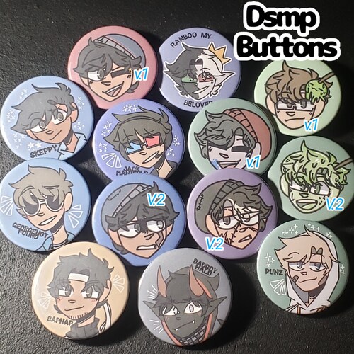 Dream SMP Enamel Pins batch 2 - Etsy