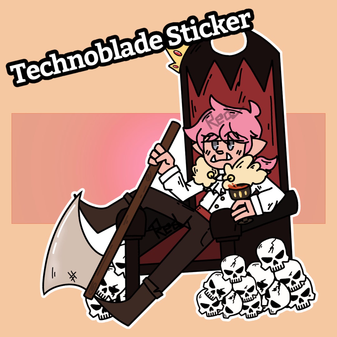 Technoblade DSMP Sticker - Etsy
