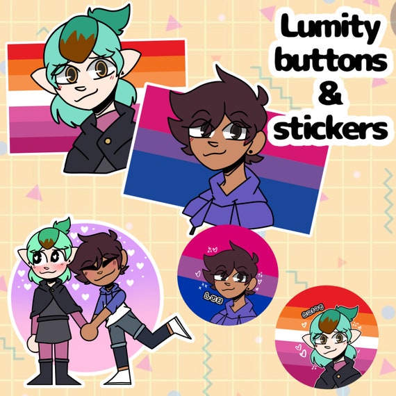 Lumity Stickers and Buttons - Etsy Hong Kong