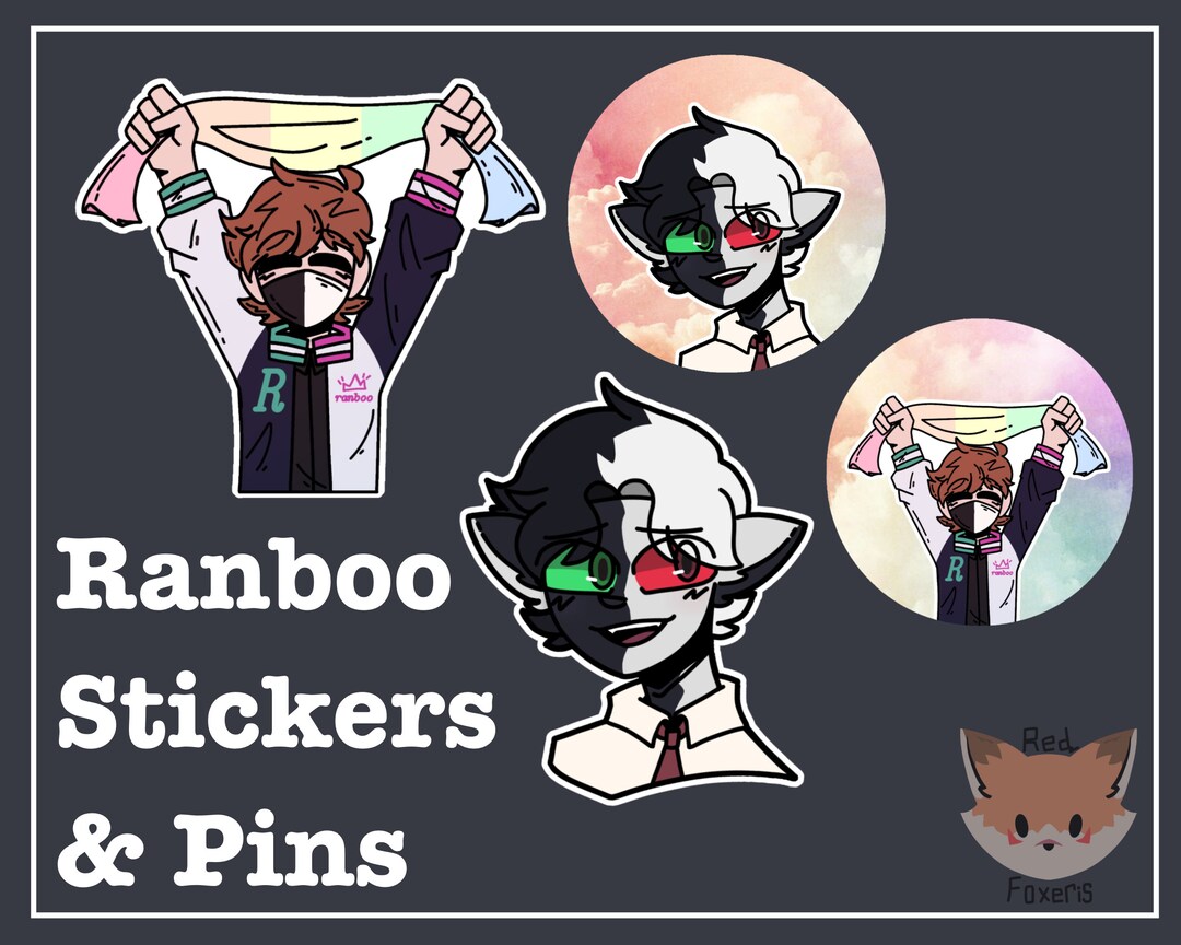 MCYT RANBOO DSMP Stickers and Pins - Etsy