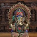 Brass Mushak (mouse) Throne Ganesha in High Detailed Features and ...