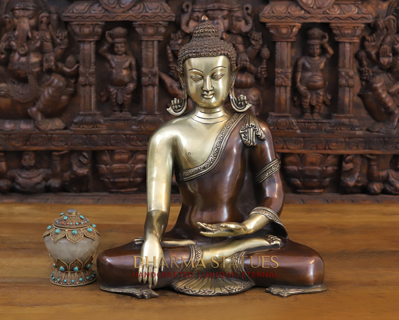Brass Varada Mudra Buddha gesture for Granting All Wishes in - Etsy