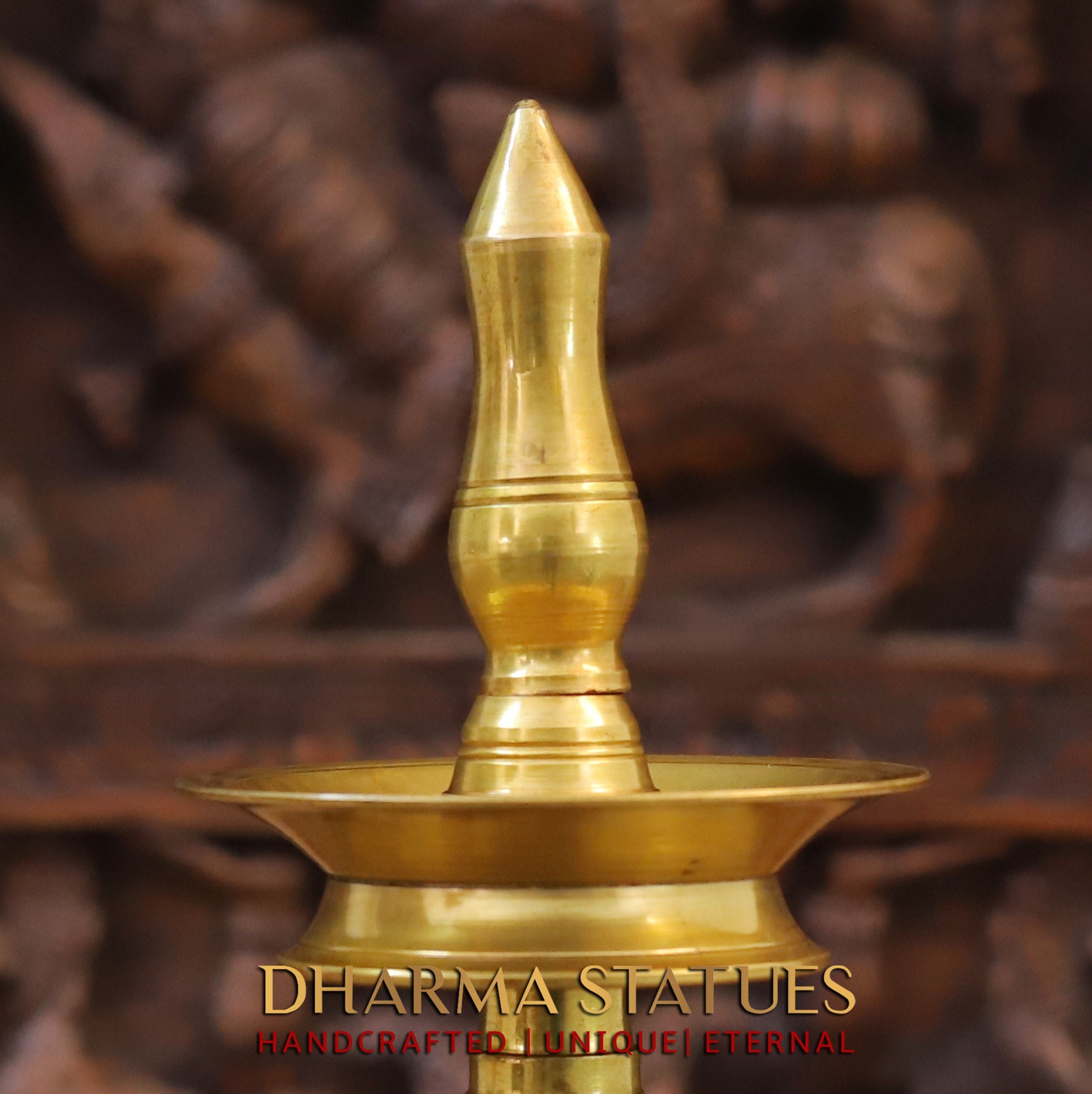 Brass Original Kerala Nilavilakku Minaram & Kalash Oil Lamps | Etsy