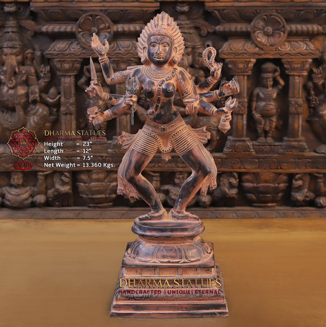 Brass Mangala Khecari (auspicious Goddess of Heavenly Spirits - Kaali ...