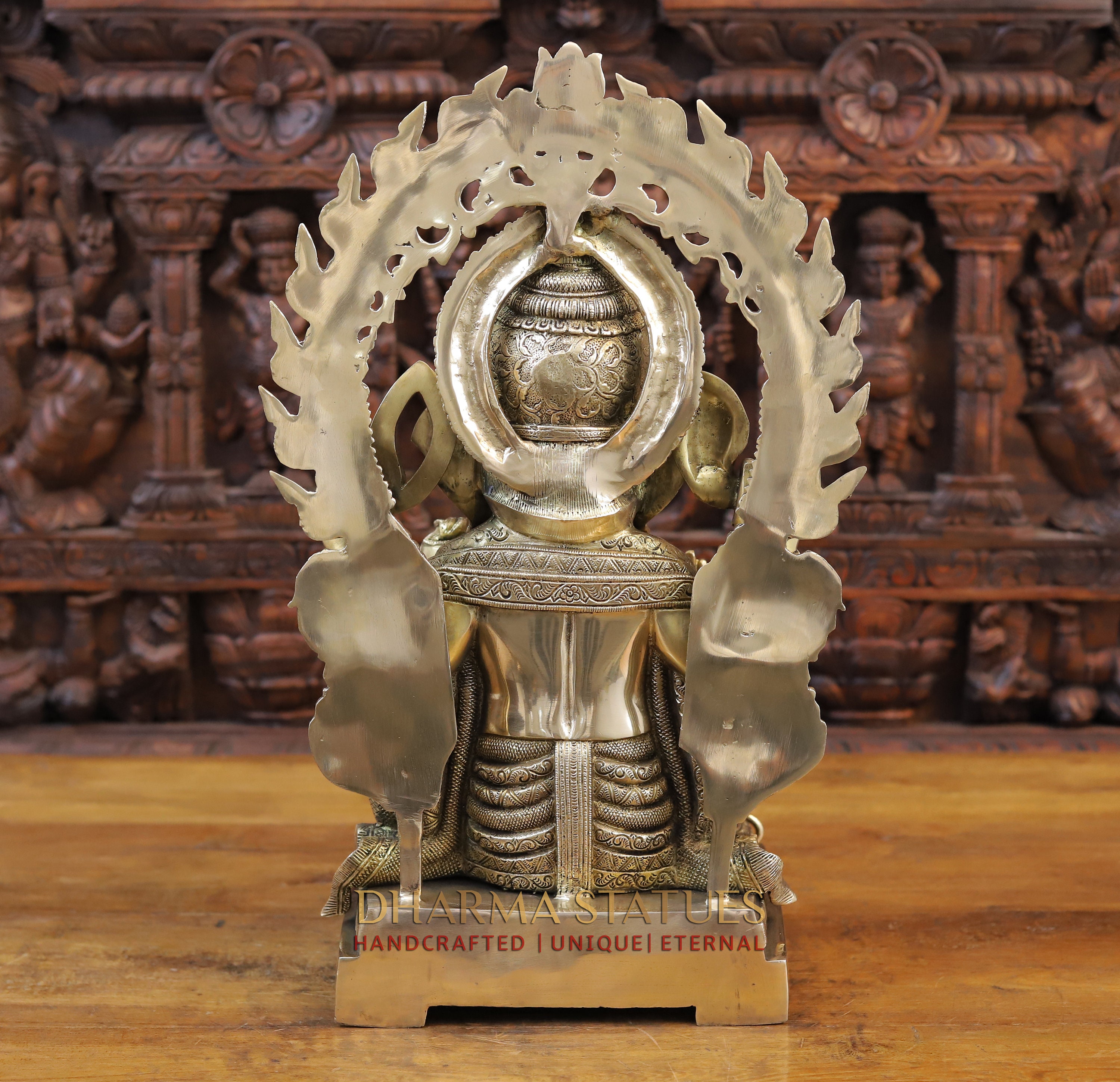 Brass Mushak Mouse Throne Ganesha in High Detailed Features | Etsy