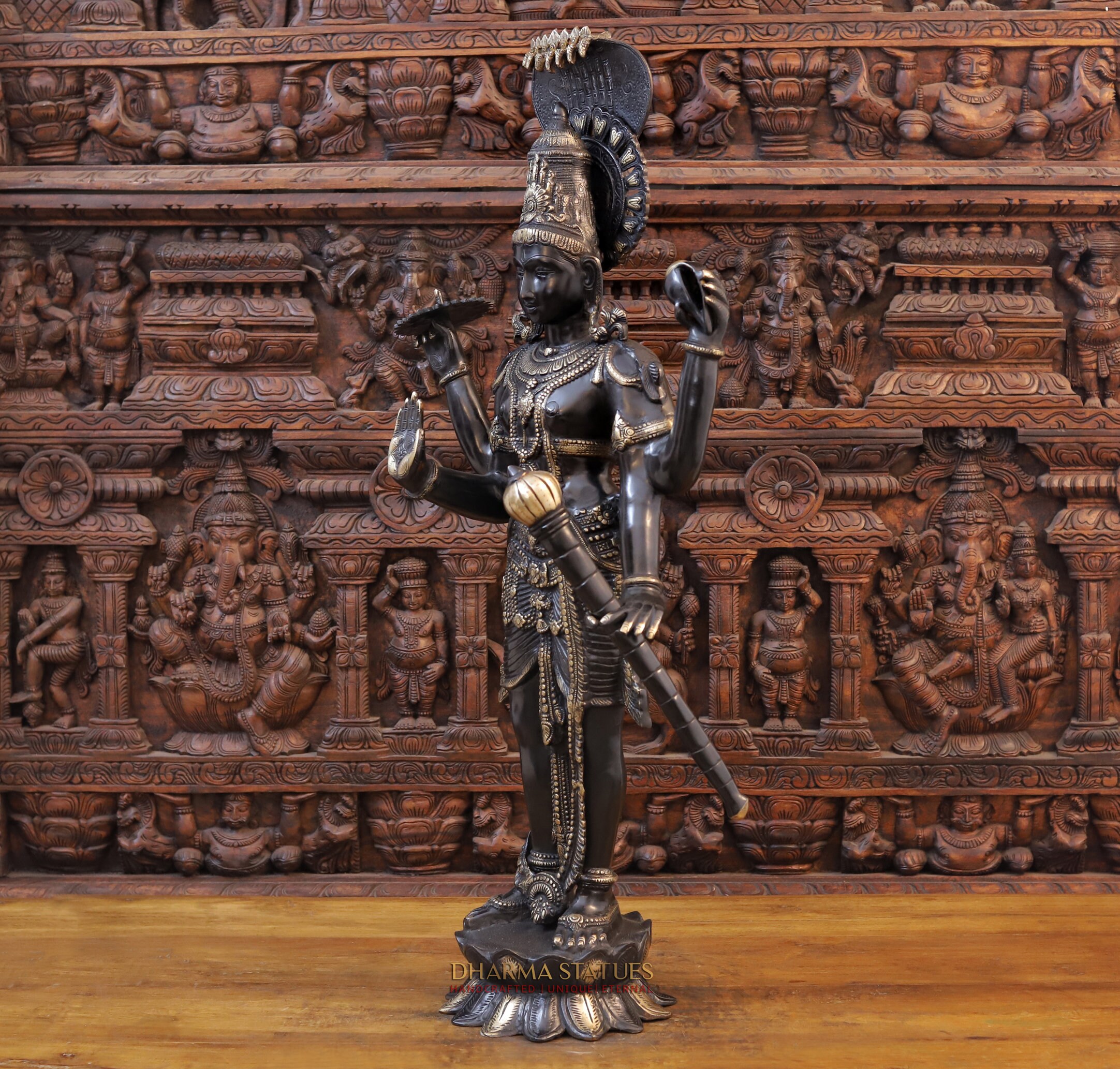 Brass Varn Vastra Swarna Abhushanam Lord Vishnu Tirupati | Etsy