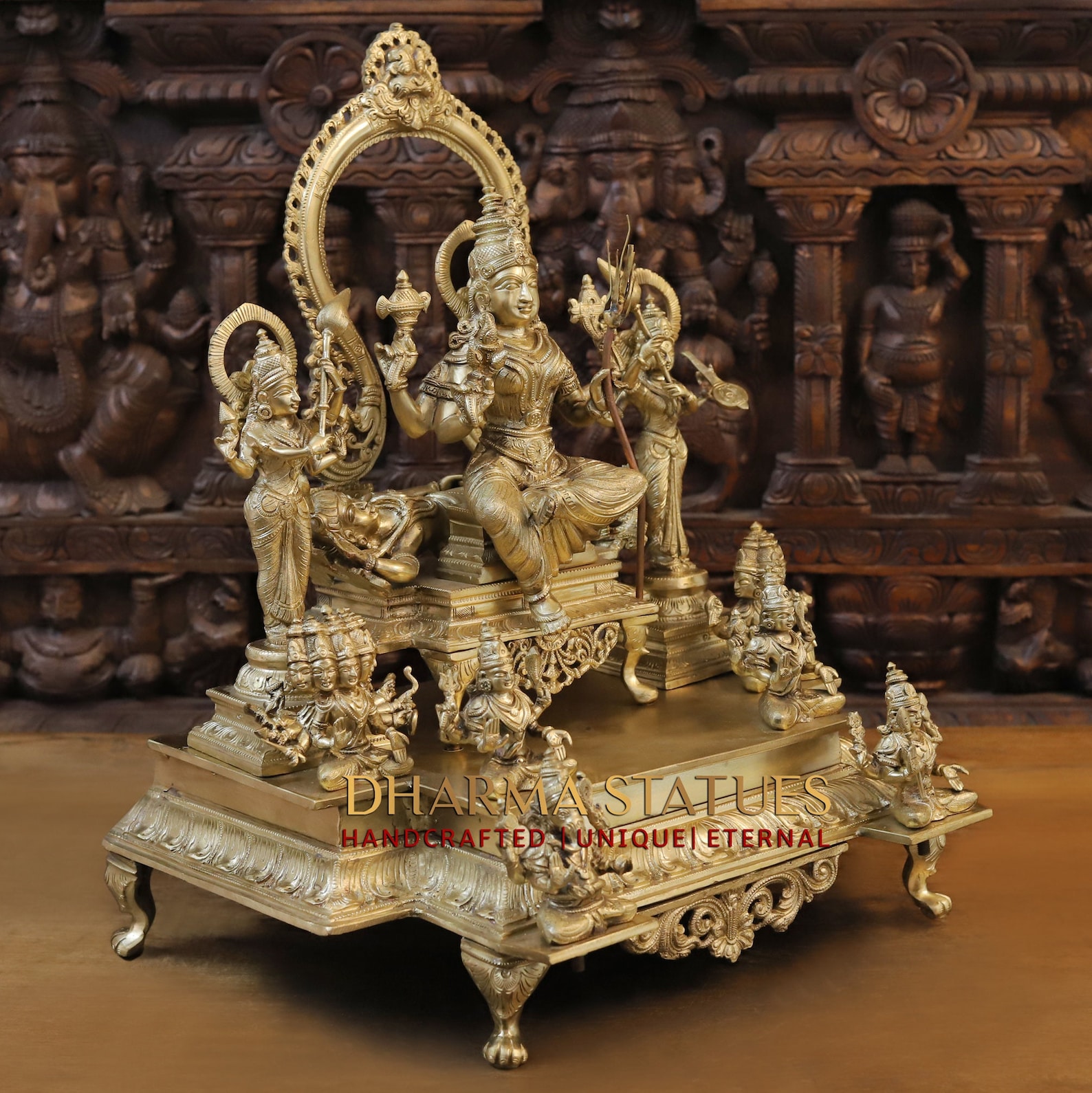 Bronze Tripura Sundari Kameshwari Empress of Desire goddess | Etsy