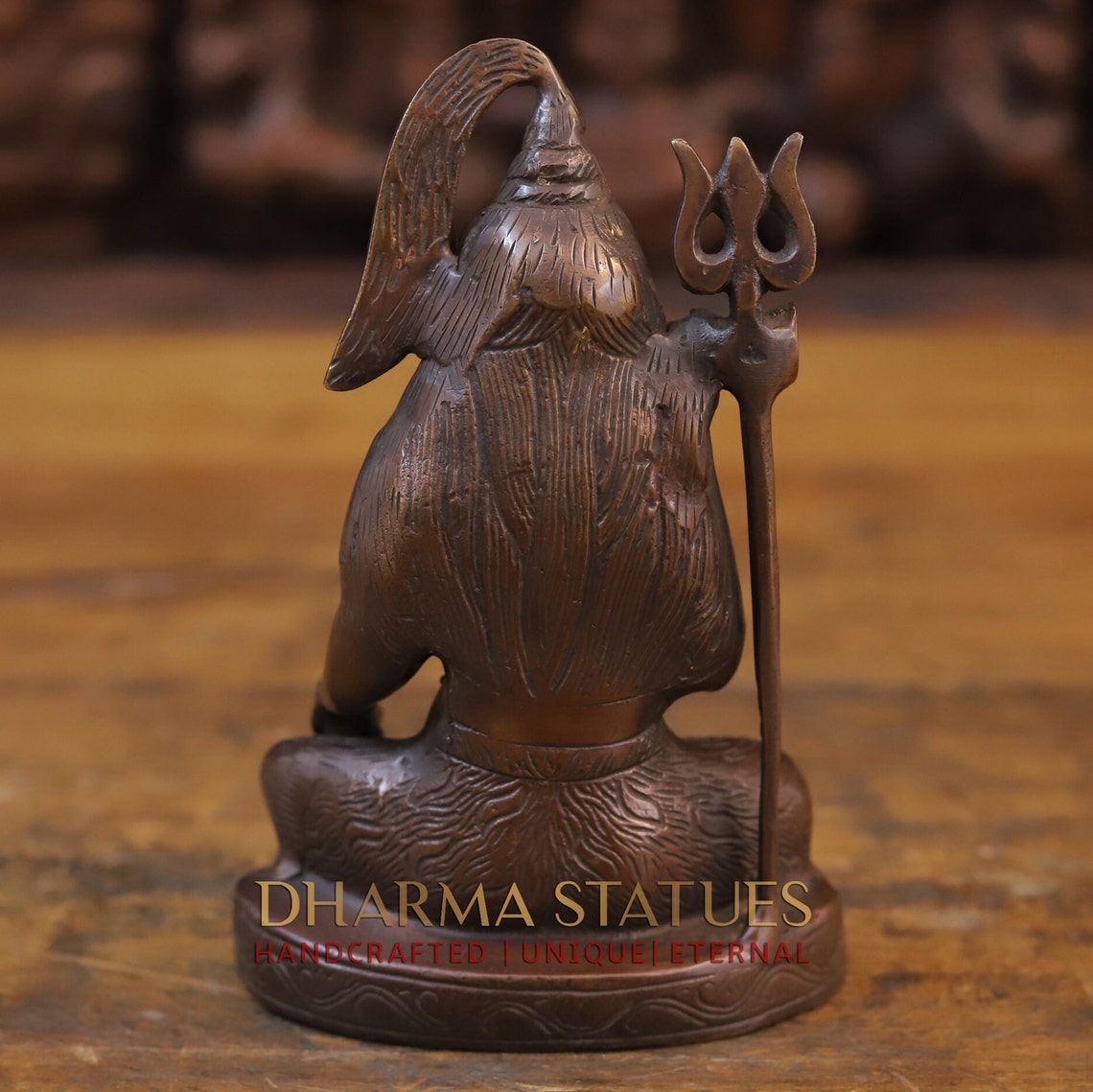 Brass Shambu Narayana (lord Shiva) Sitting on a Lion Head Platform ...